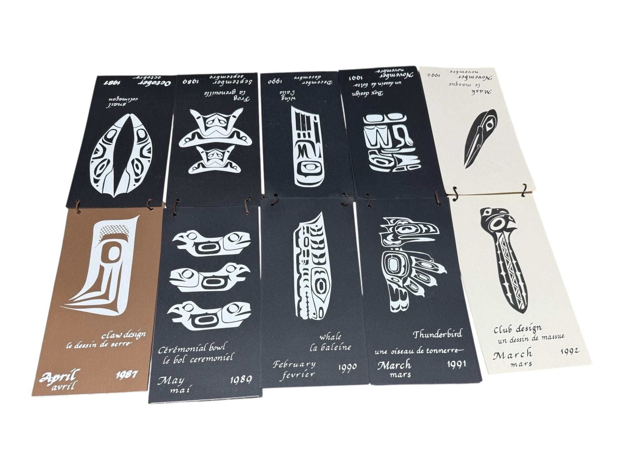 Five Bilingual English/French Flip Calendars Featuring Northwest ...